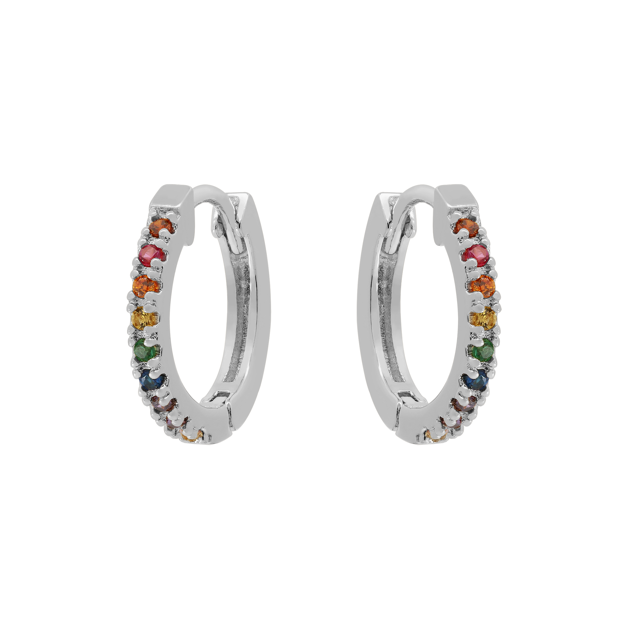 Silver Logic Rainbow Huggies – Keen on Piercing