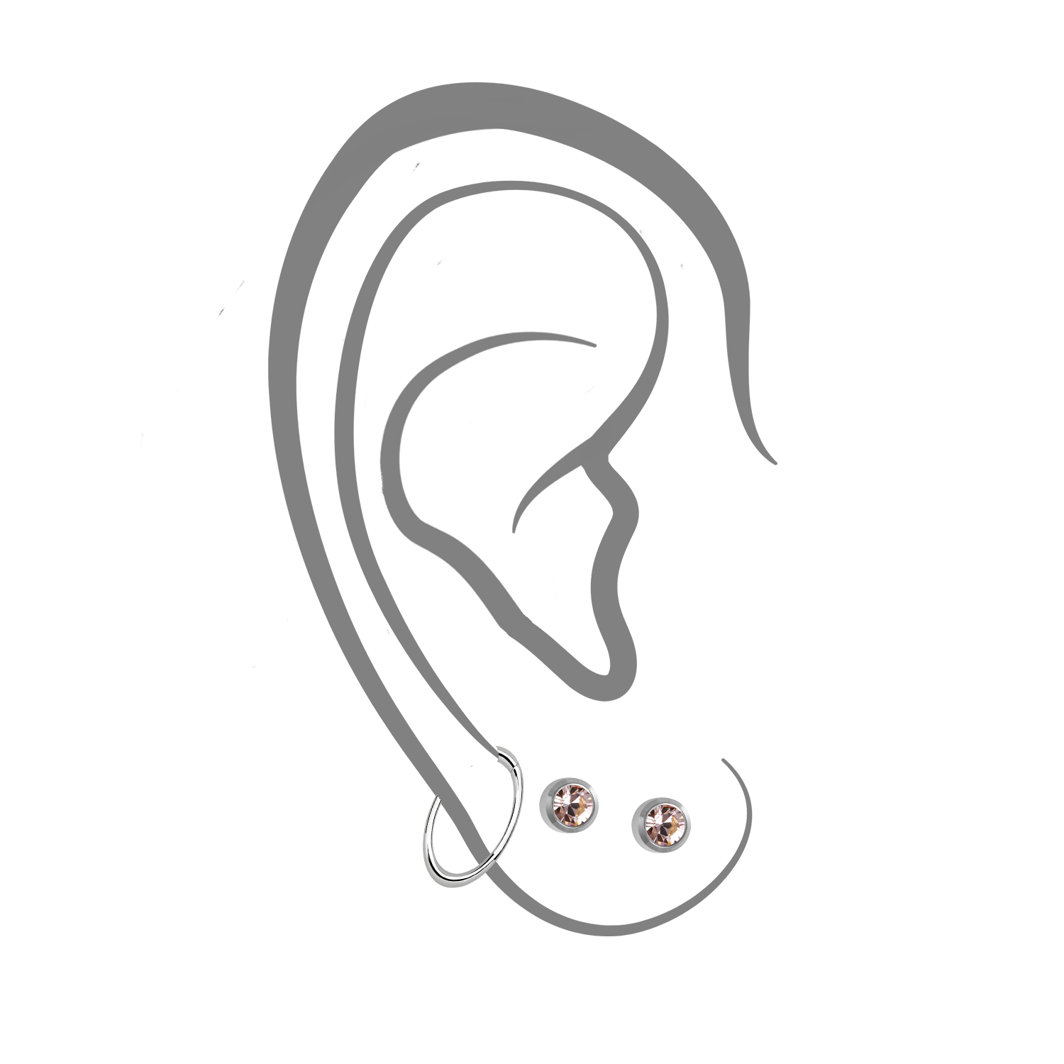 ear piercing for lobes – Keen on Piercing