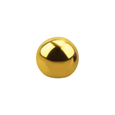 16g Gold Externally Threaded Ball – Keen on Piercing