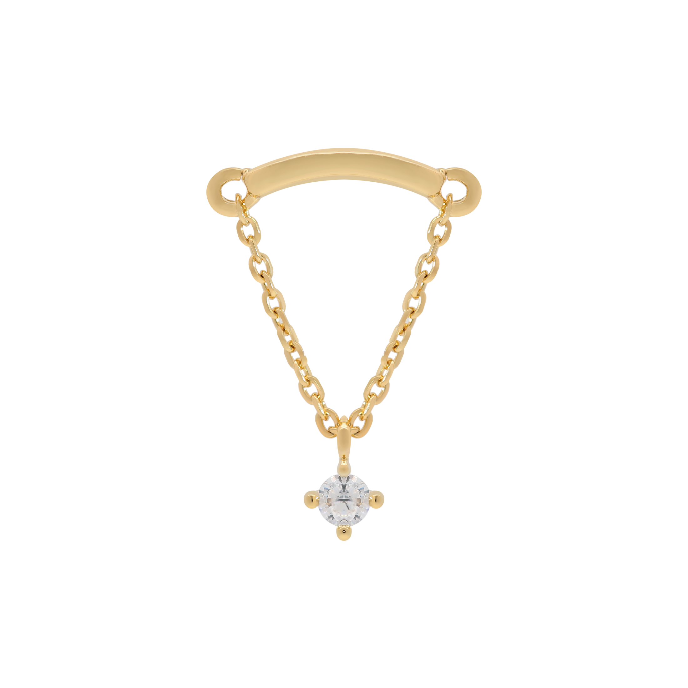 Gold Sophia Earring – Keen on Piercing