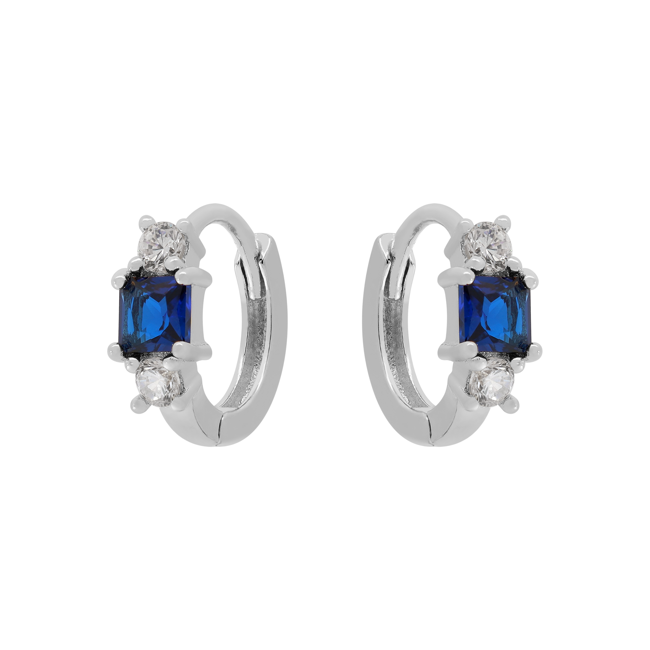 Silver Devotion Huggies – Keen on Piercing